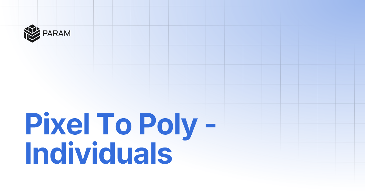 Pixel To Poly - Individuals | Param Litepaper